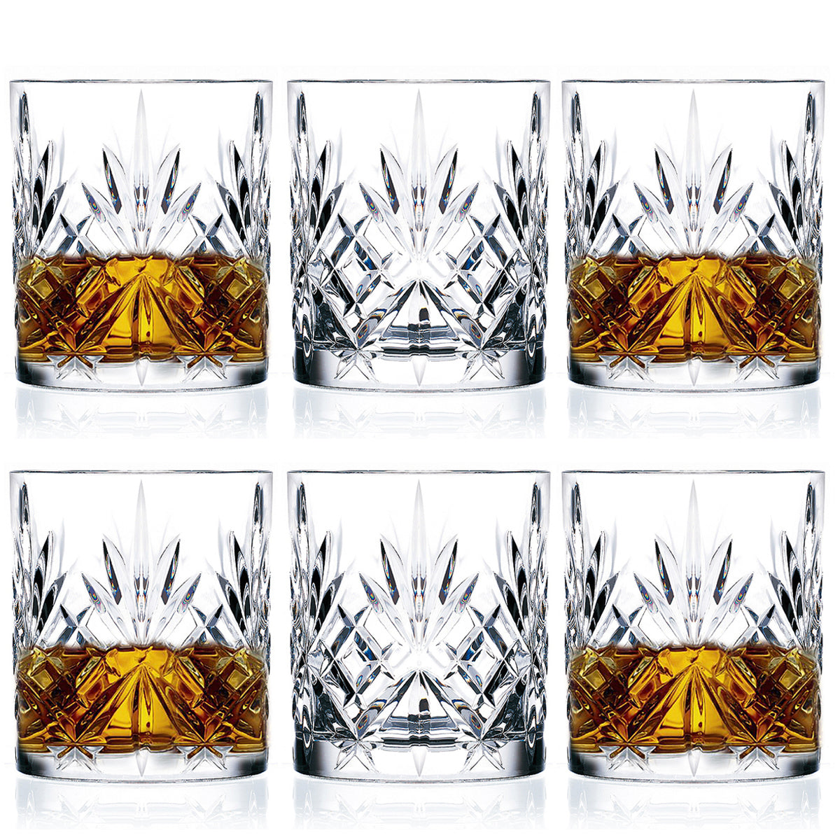 Classic Whisky Glasses Set of 6 – FLOW Barware®
