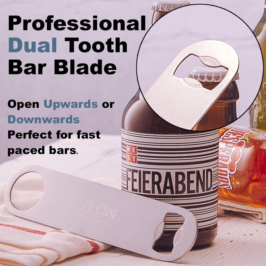 Bar Blade Bottle Opener – FLOW Barware®