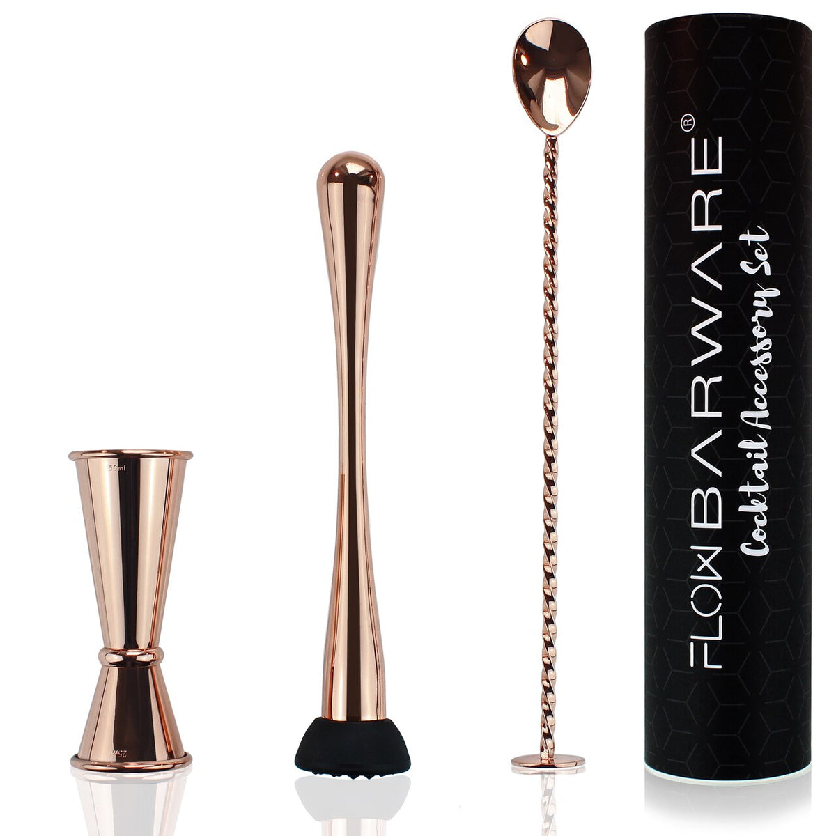 Copper Cocktail Accessory Set – FLOW Barware®