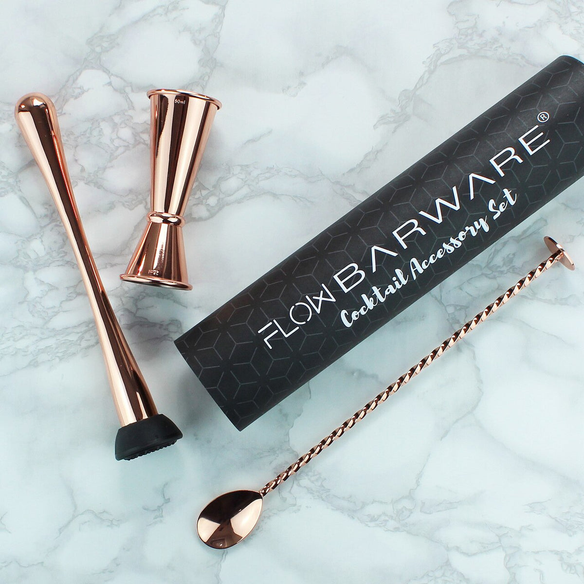 Copper Cocktail Accessory Set – FLOW Barware®
